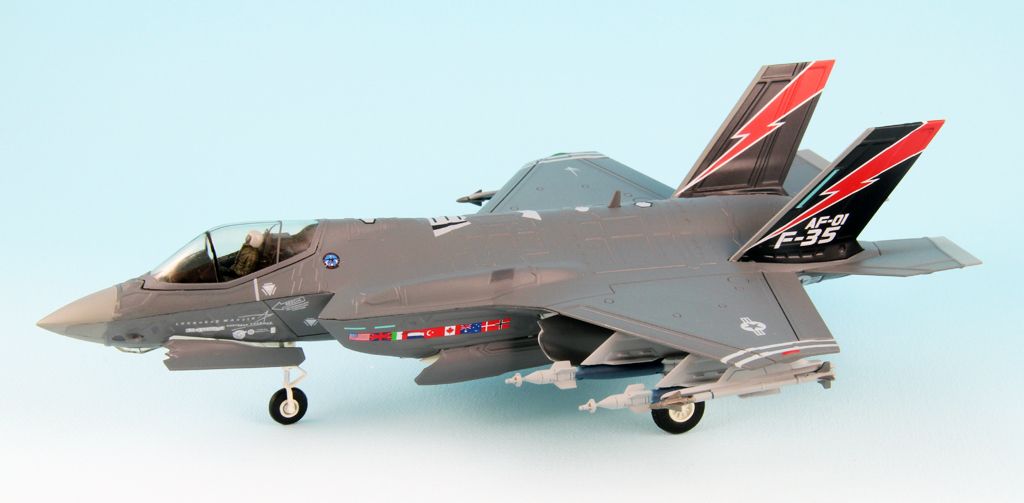 HM Lockheed F-35A Lightning II JSF AF-01 Edwards AFB, HA4402 - Diecast ...