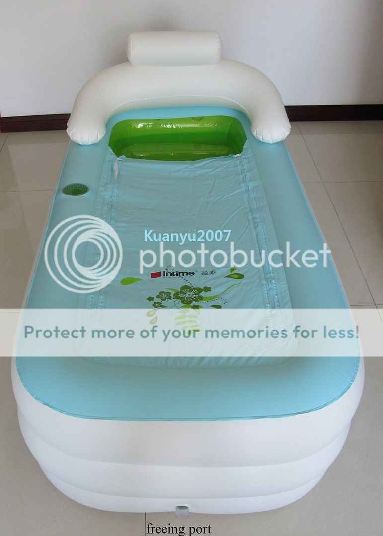 New Folding Portable Adult Spa PVC Bathtub Inflatable Bathtub With Air ...